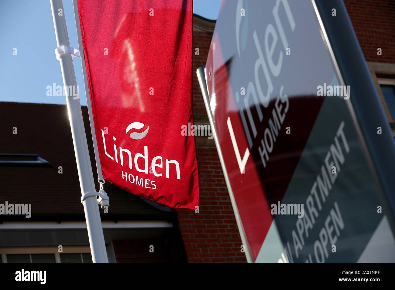 General views of a Linden Homes new build homes development, UK Stock ...