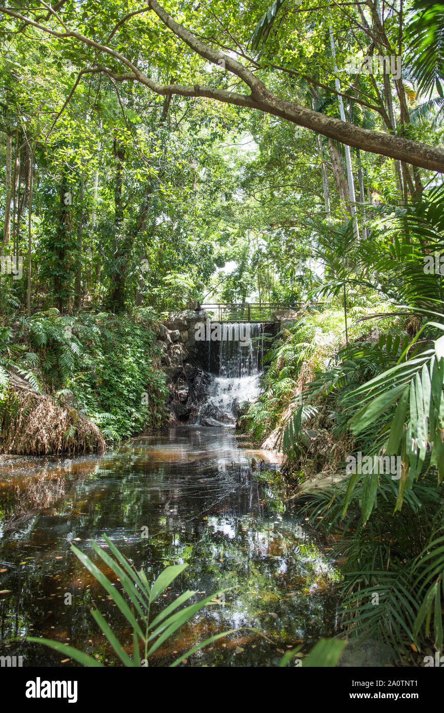 Darwin,NT,Australia-November 30, 2017: Waterfall in the tropical ...