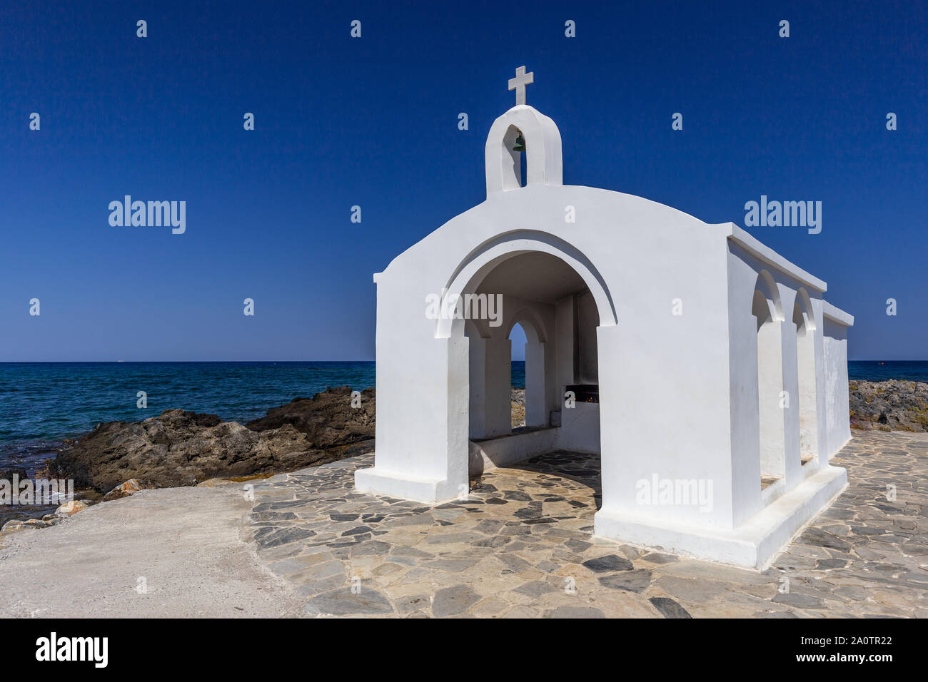 Agios nikolaos crete church hi-res stock photography and images - Alamy