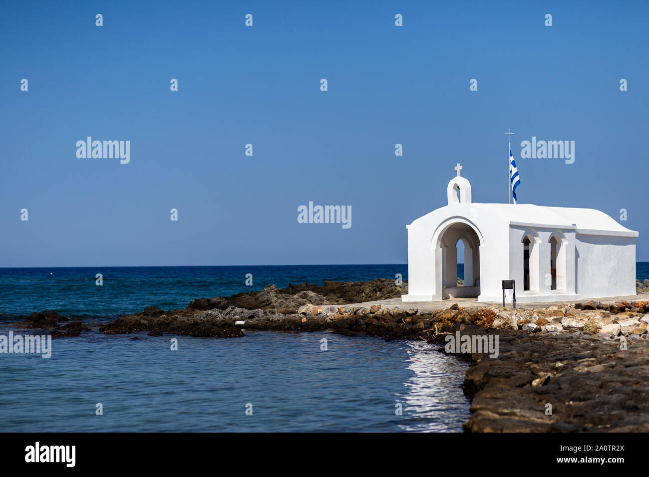 Agios nikolaos crete church hi-res stock photography and images - Alamy