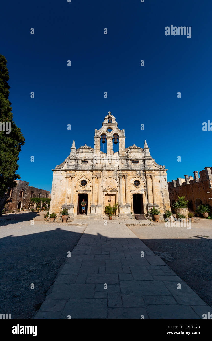 Rethymno crete monastery hi-res stock photography and images - Alamy
