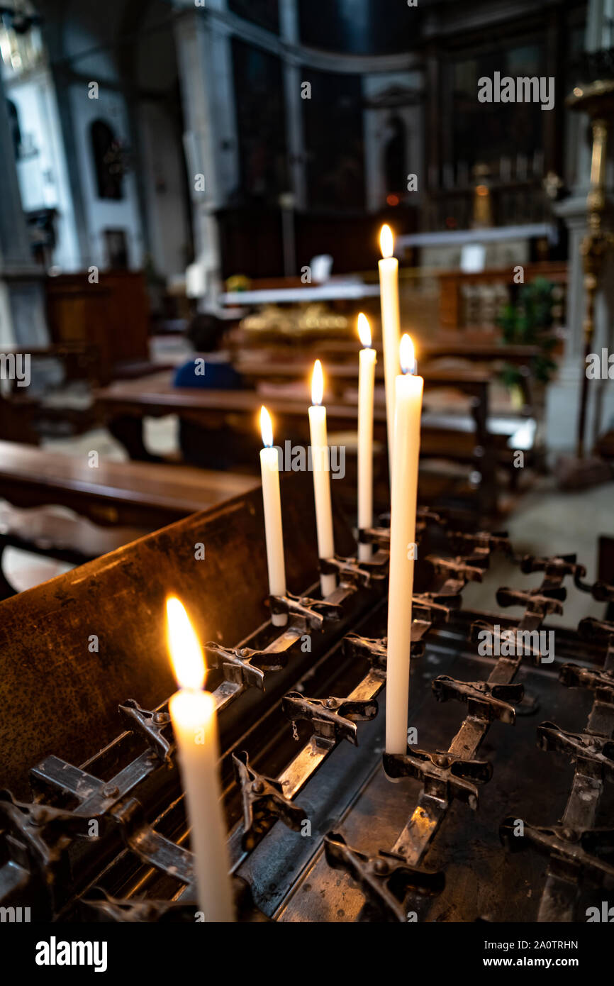 Tall candles hi-res stock photography and images - Alamy