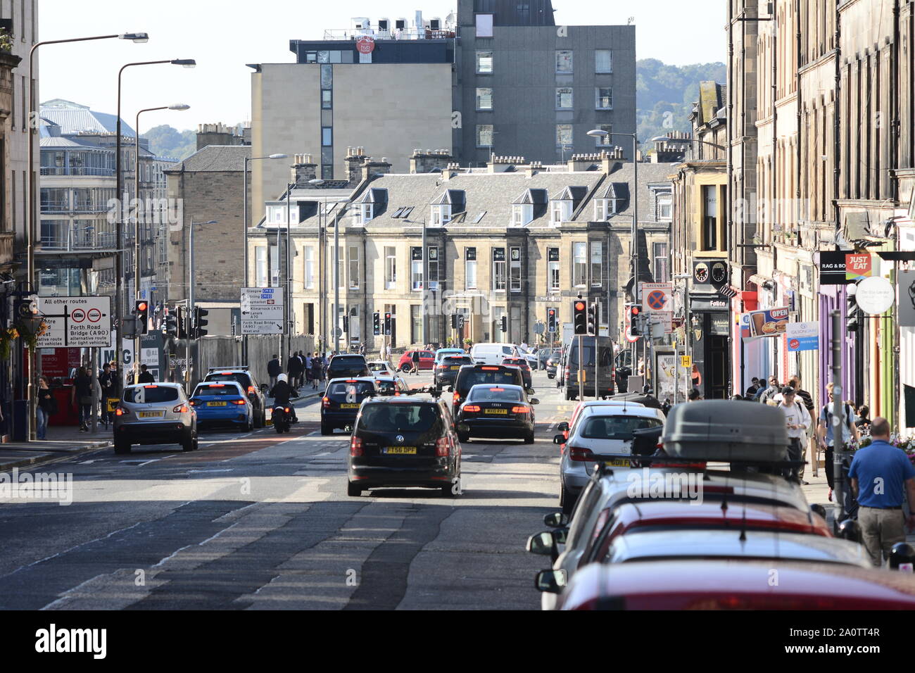 Everyday Life in a City Stock Photo - Alamy