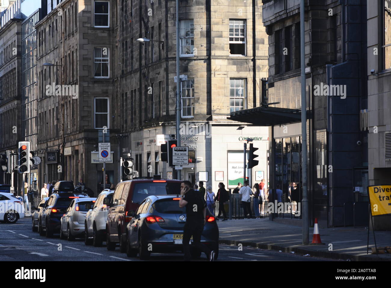 Everyday Life in a City Stock Photo - Alamy
