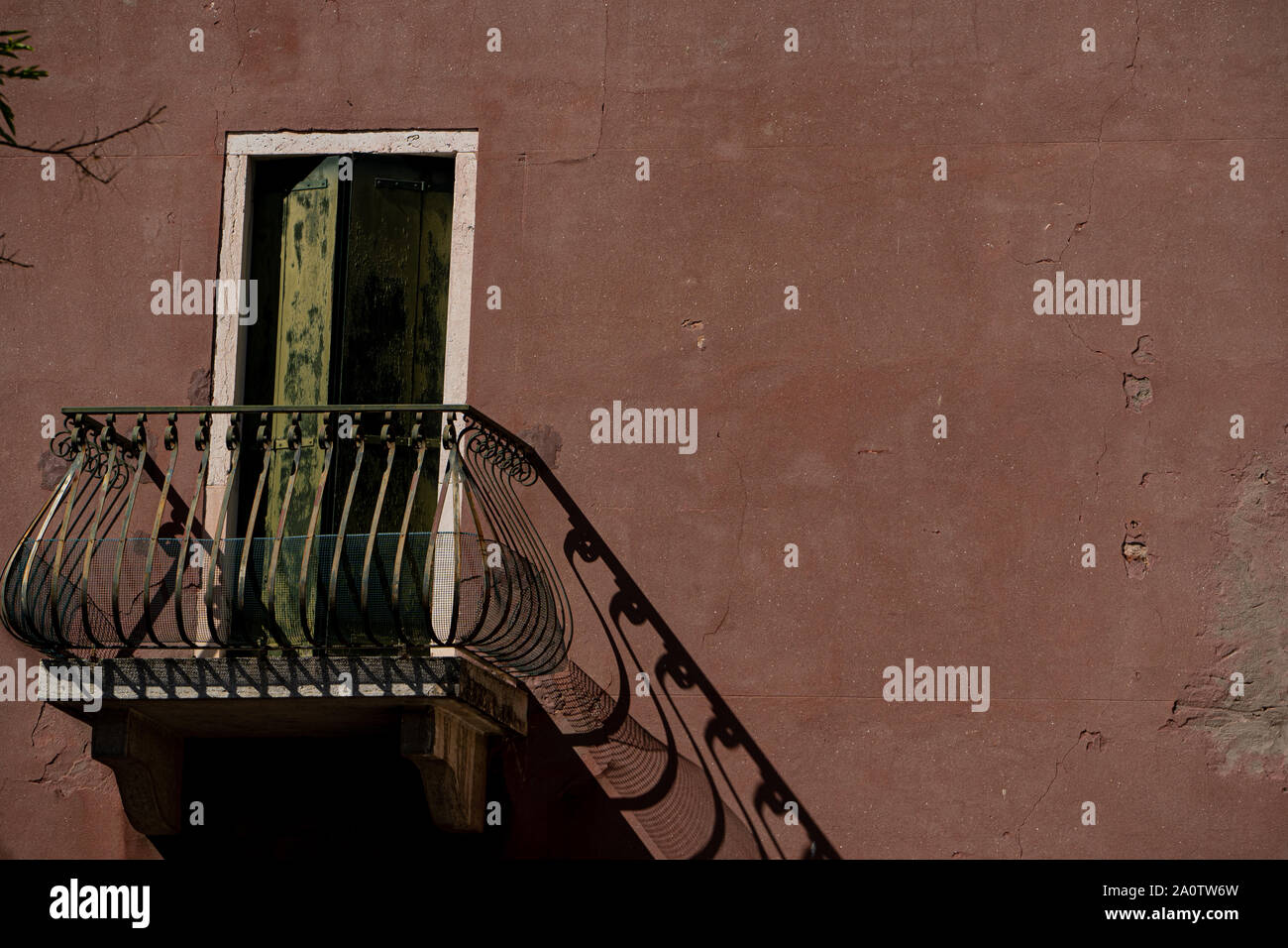 Shadows from iron railing hi-res stock photography and images - Alamy