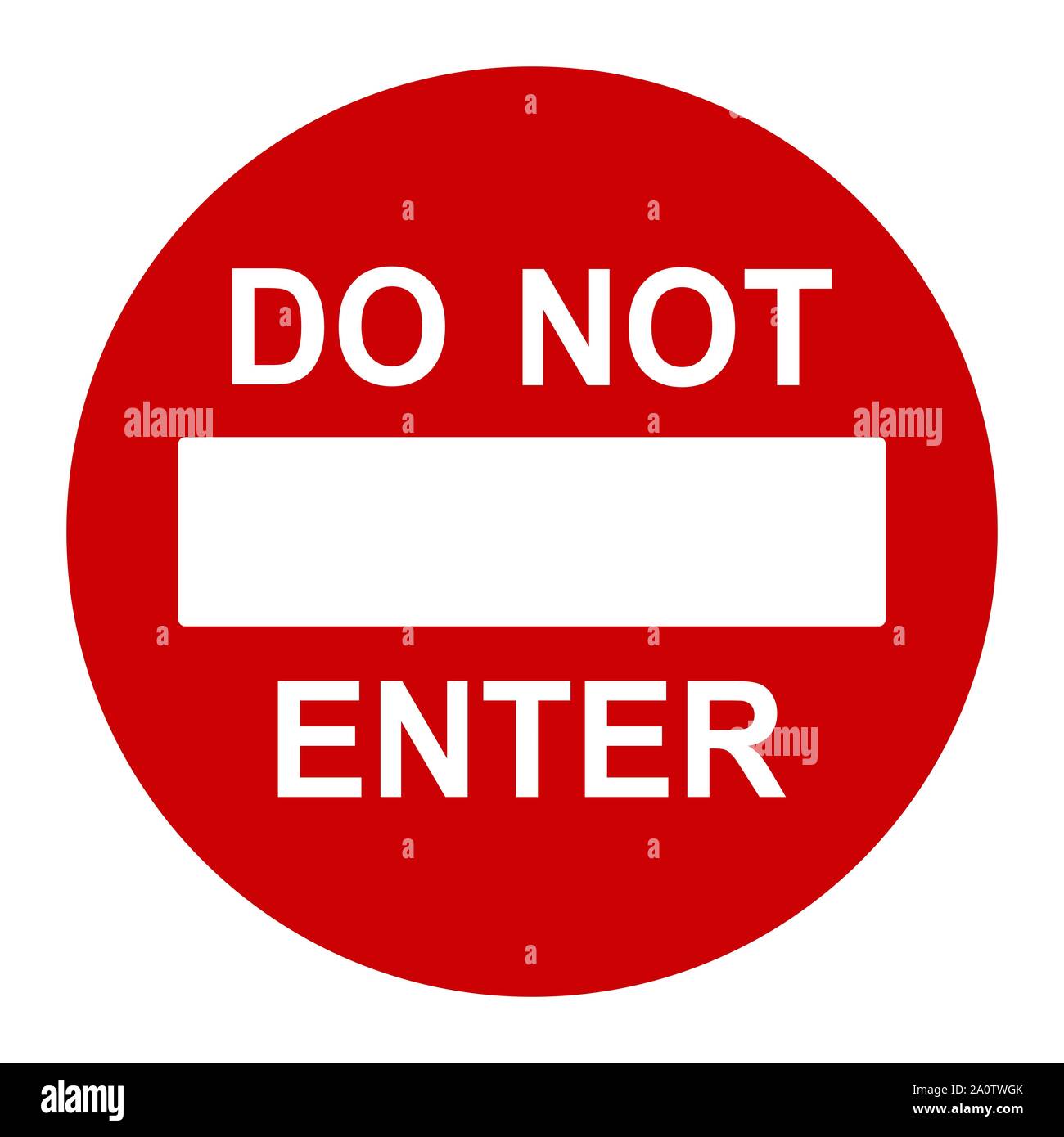 do not enter vector sign for apps and webdesign Stock Vector Image ...