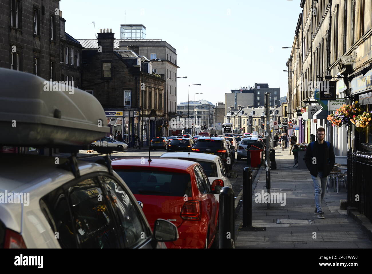 Everyday Life in a City Stock Photo - Alamy