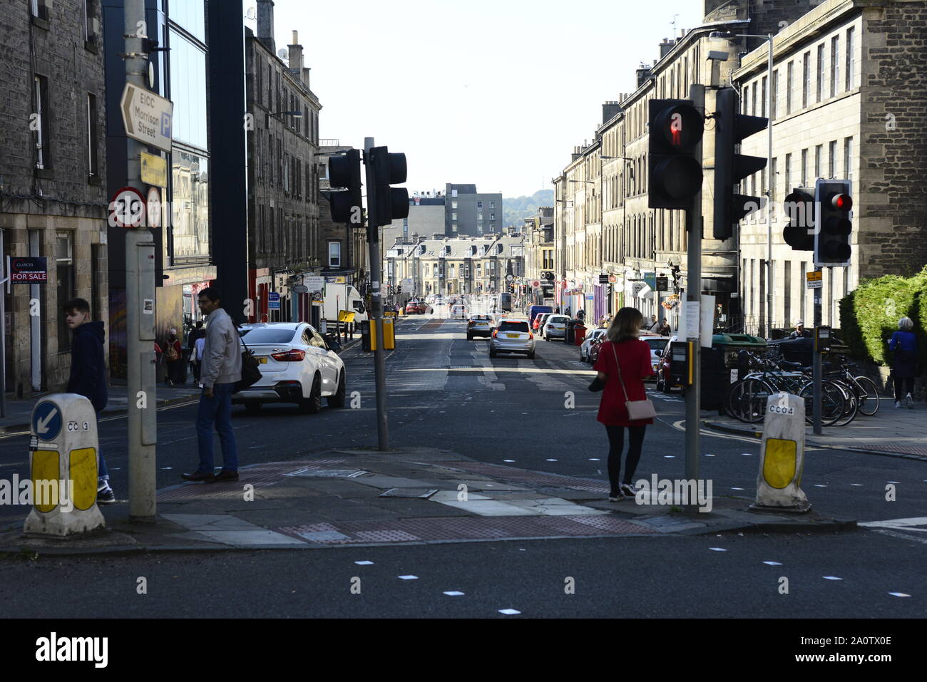 Everyday Life in a City Stock Photo - Alamy