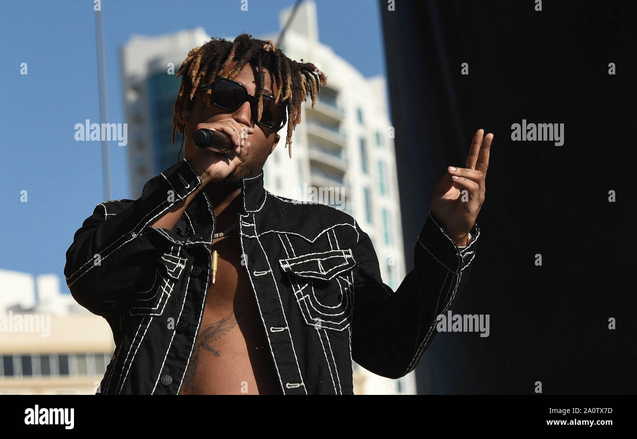 LAS VEGAS, NEVADA - SEPTEMBER 21: Juice Wrld performs onstage during ...