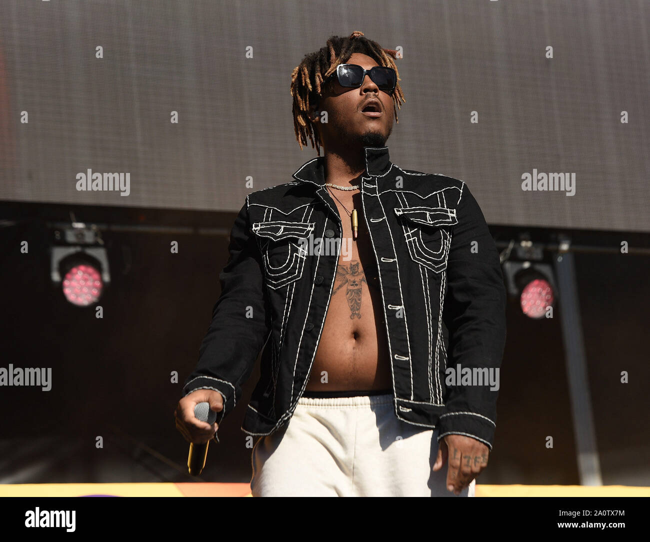 LAS VEGAS, NEVADA - SEPTEMBER 21: Juice Wrld performs onstage during ...