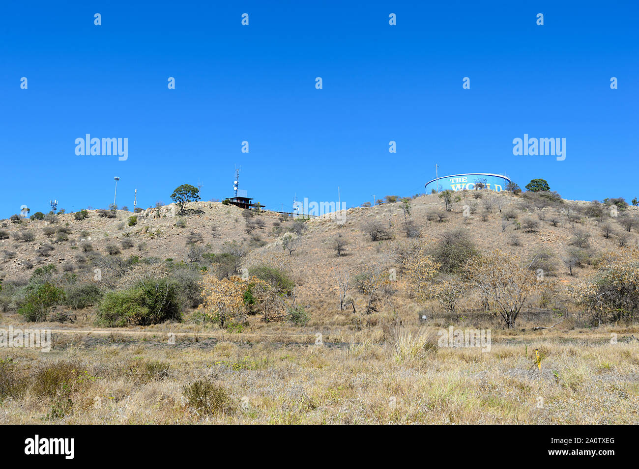 View of popular Towers Hill, Charters Towers, Queensland, QLD ...