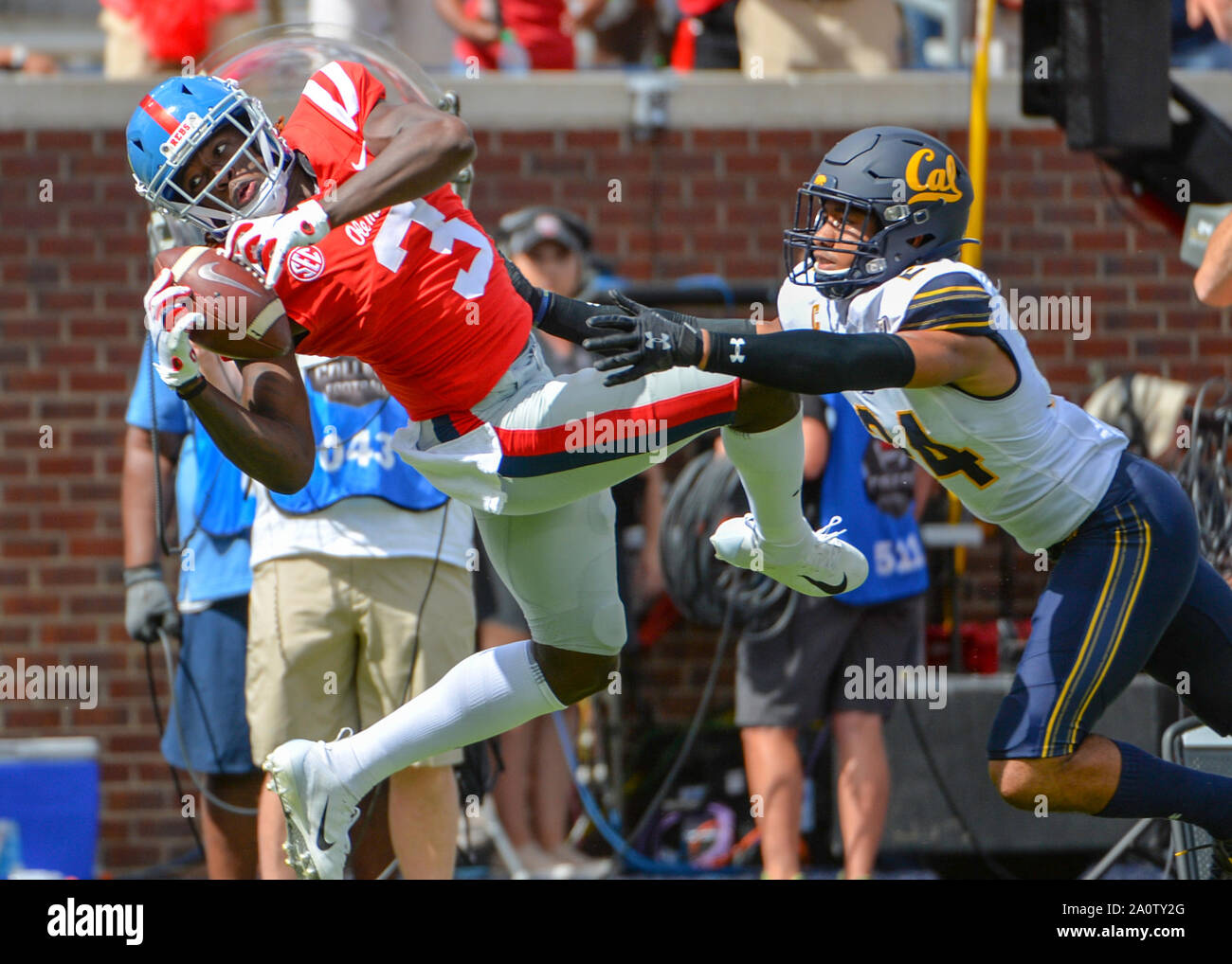 Oxford, MS, USA. 21st Sep, 2019. Ole' Miss wide receiver, Demarcus ...