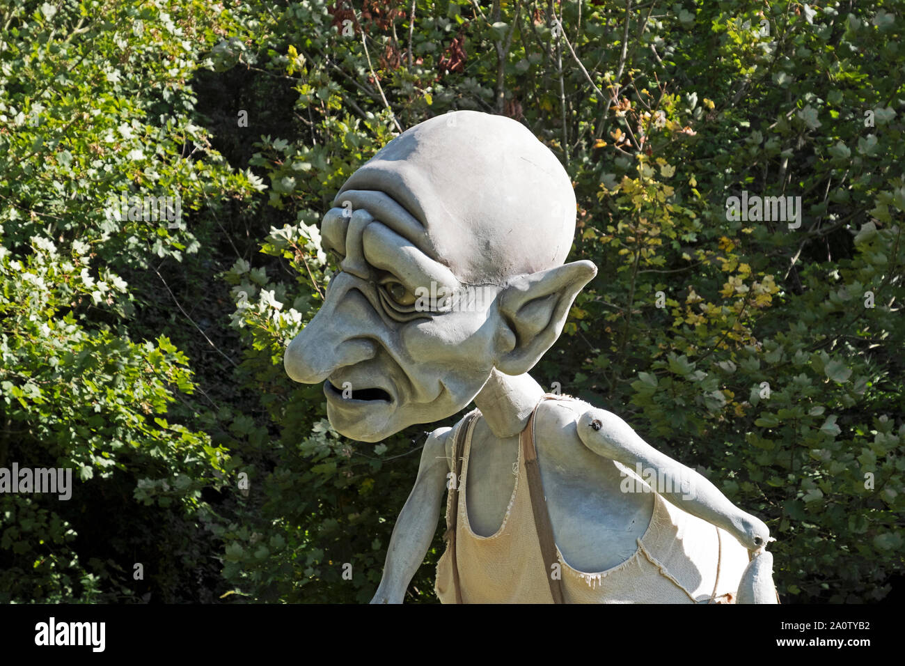 Gnomus, caretaker of the Earth at the Old Town Quarry in Weston-super ...