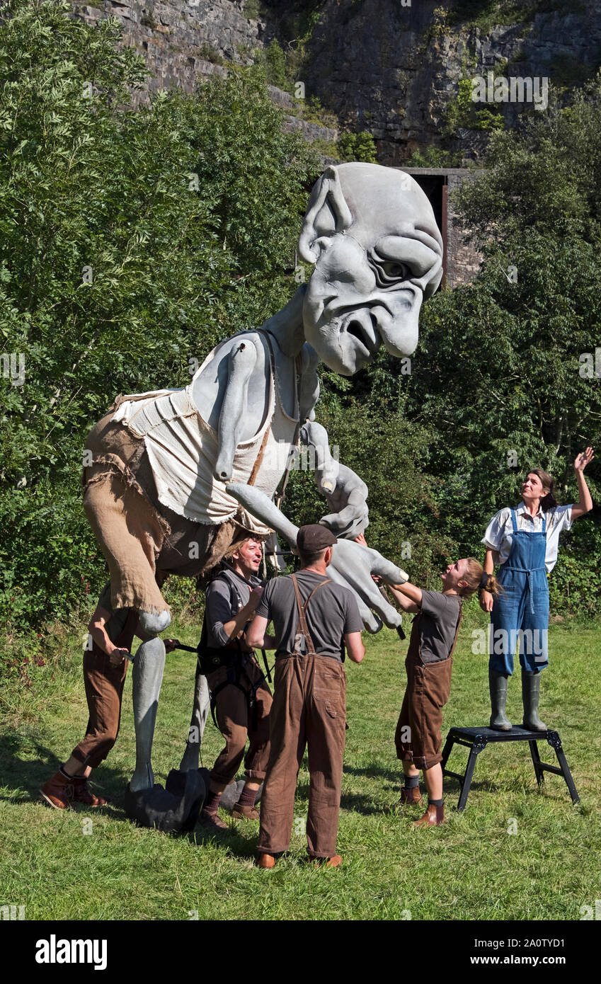 Gnomus, caretaker of the Earth at the Old Town Quarry in Weston-super ...