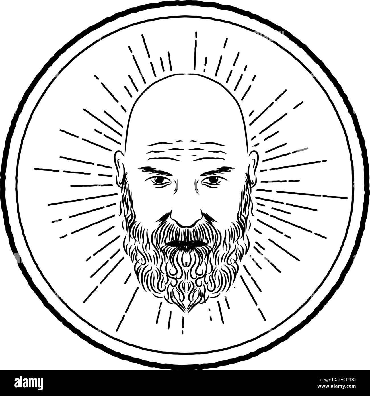 Long beard style bearded Cut Out Stock Images & Pictures - Alamy