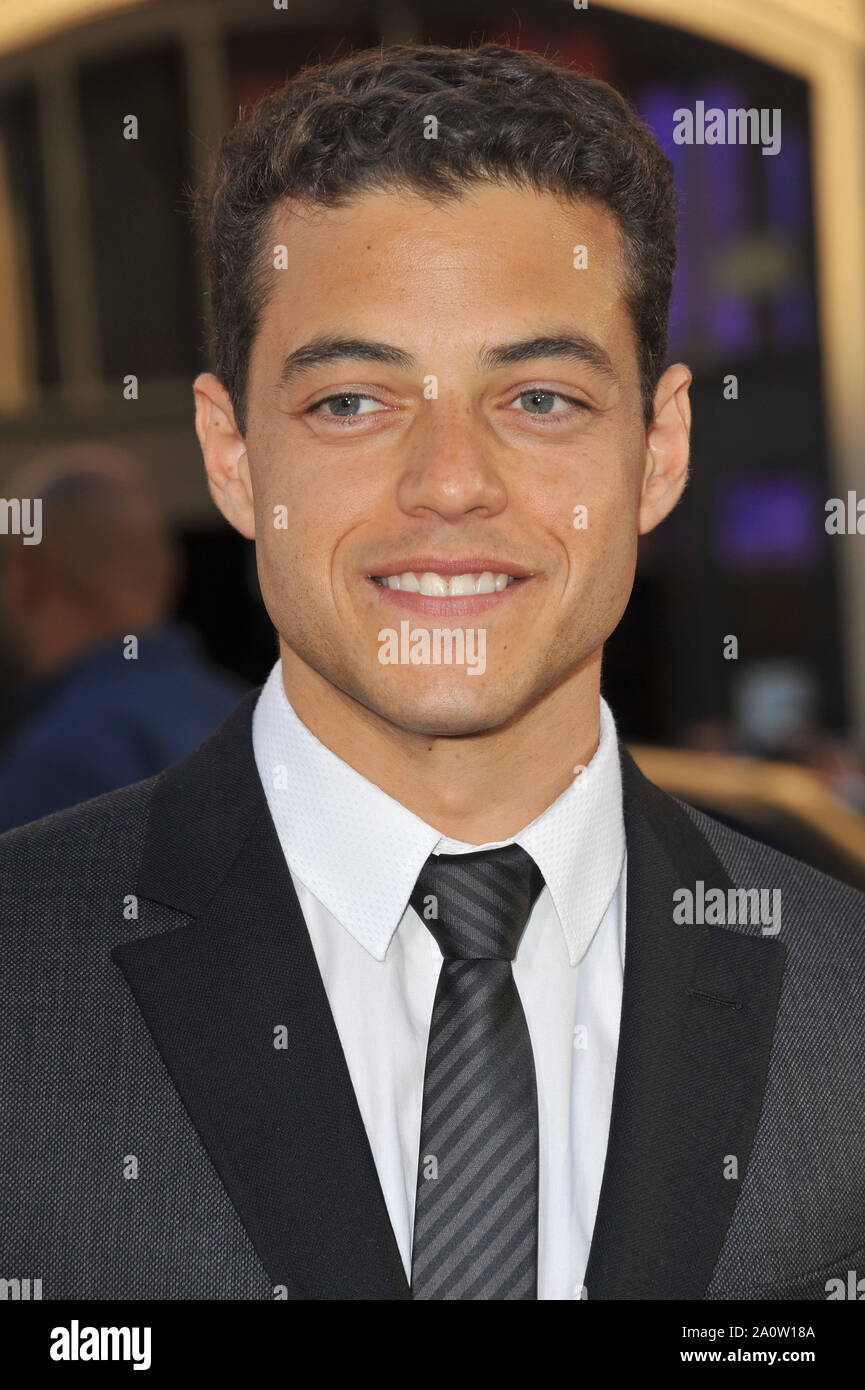 Rami malek larry crowne premiere hi-res stock photography and images ...