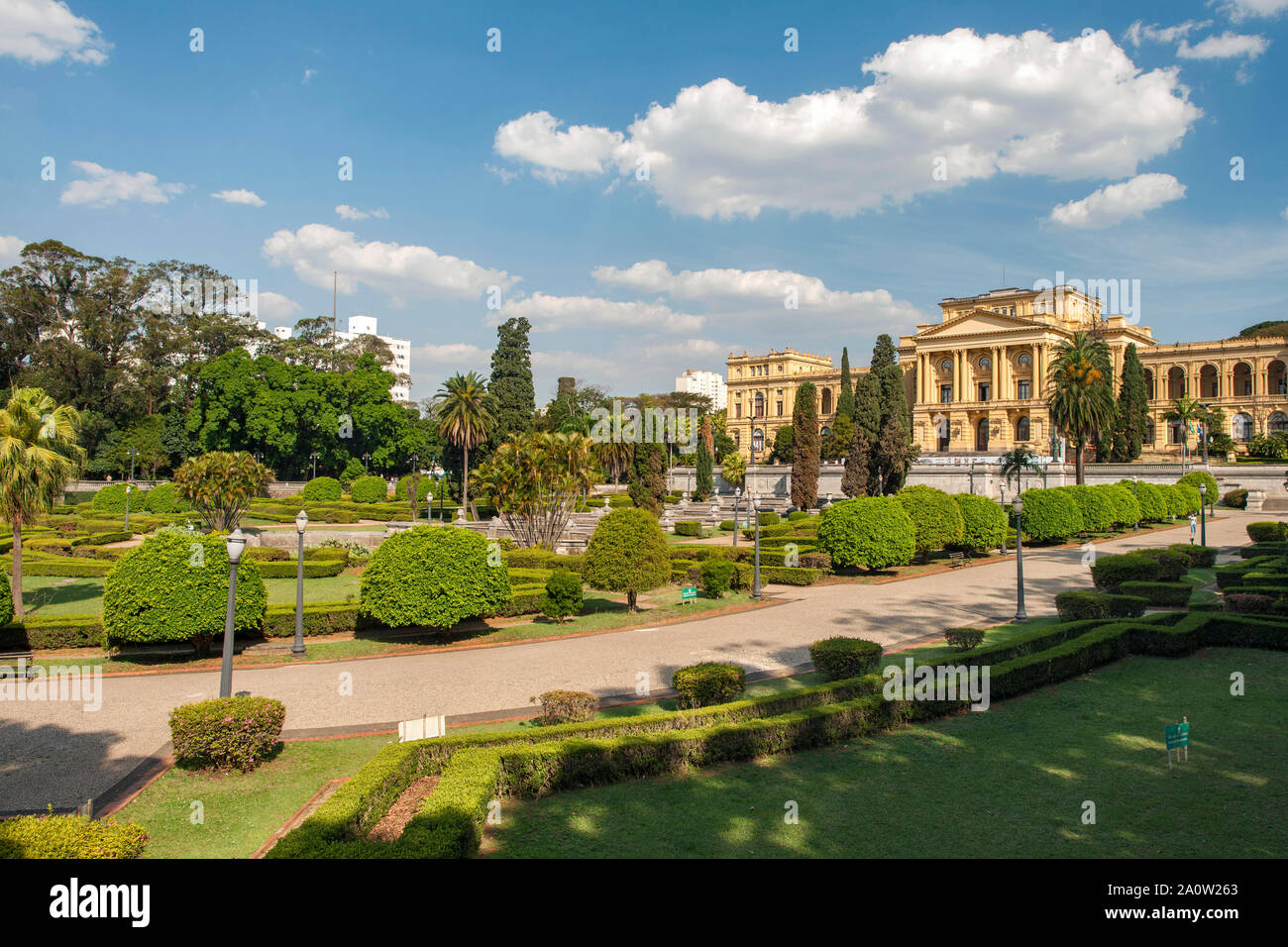 Parque da Independência in Ipiranga in São Paulo, Brazil Stock Photo ...