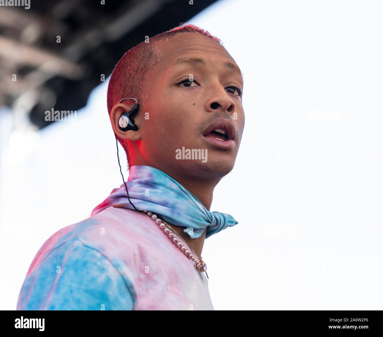 NEW YORK, NY - SEPTEMBER 20: Jaden Smith performs on stage during NYC ...