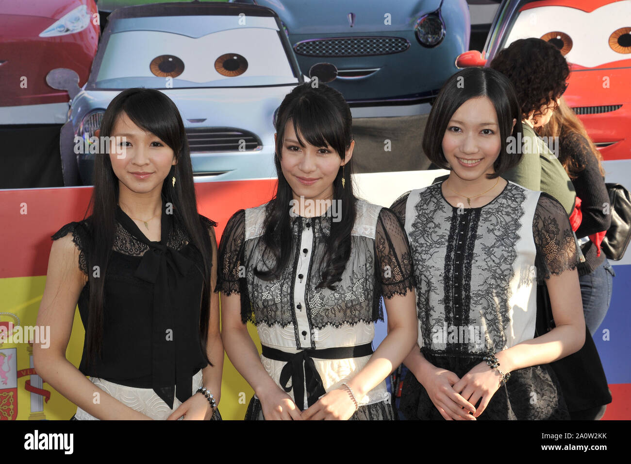 LOS ANGELES, CA. June 18, 2011: Japanese pop group Perfume at the ...