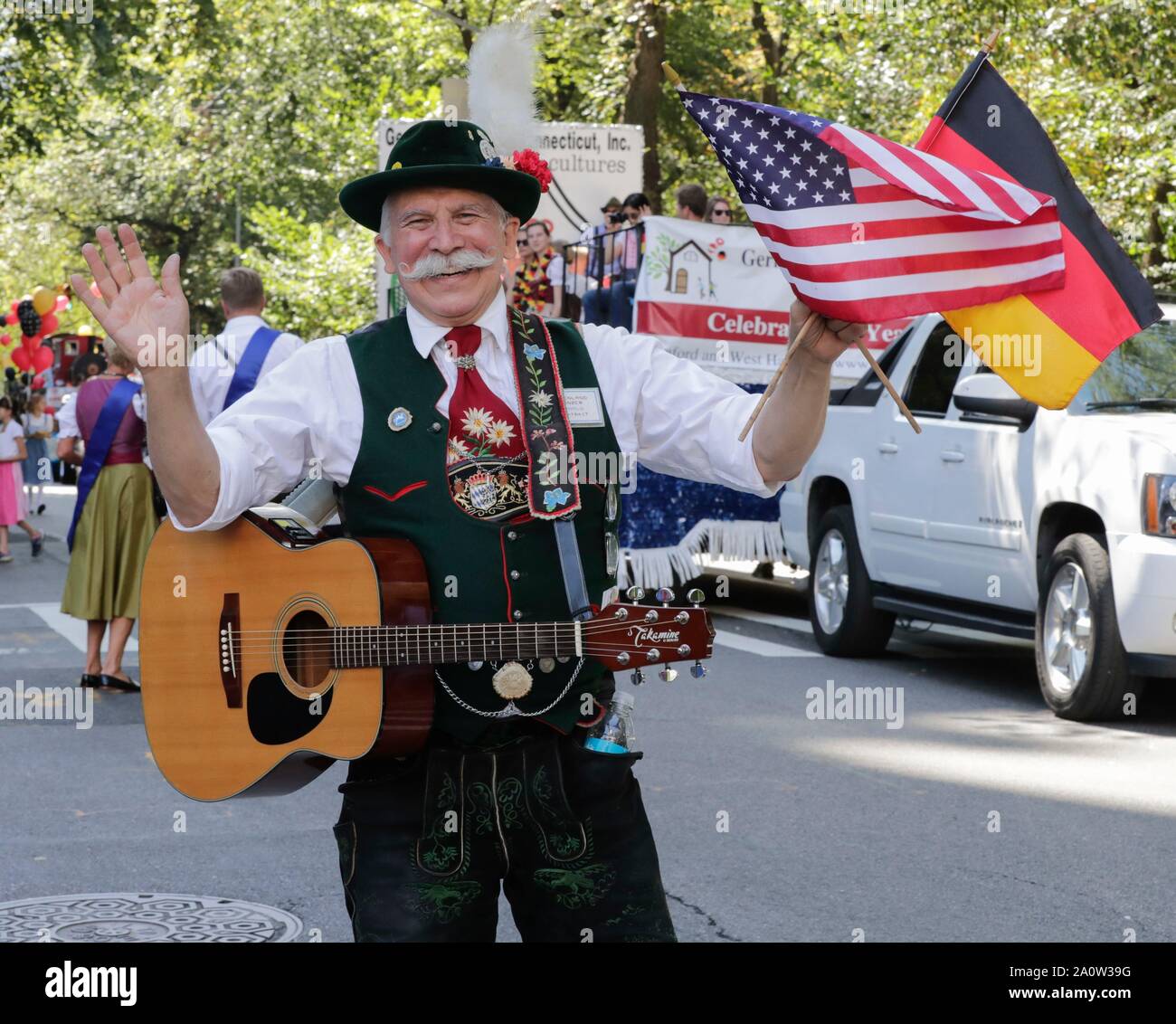 Fifth Avenue, New York, USA, September 20, 2019 - Thousands of German ...
