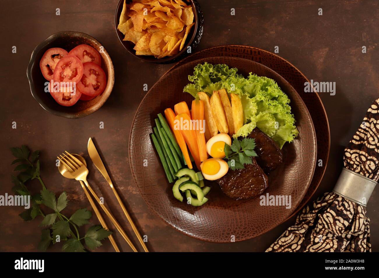 Selat Solo. Dutch-influenced Javanese dish of braised beef steak in ...
