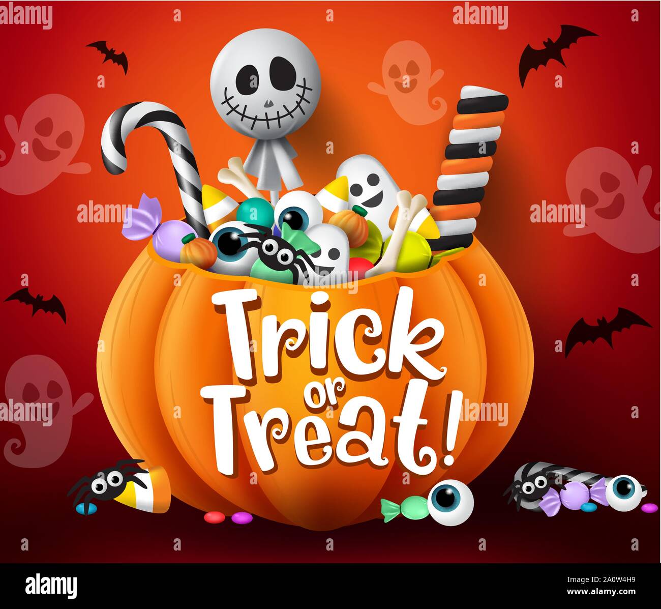 Marshmallow ghost Stock Vector Images - Alamy