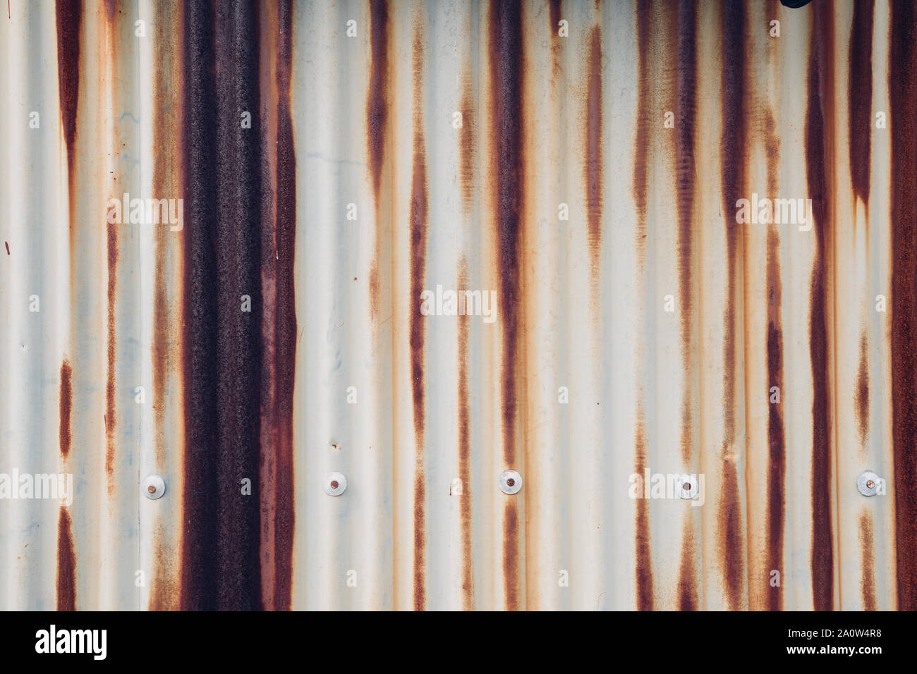 Old wave metal sheet wall texture background Stock Photo - Alamy