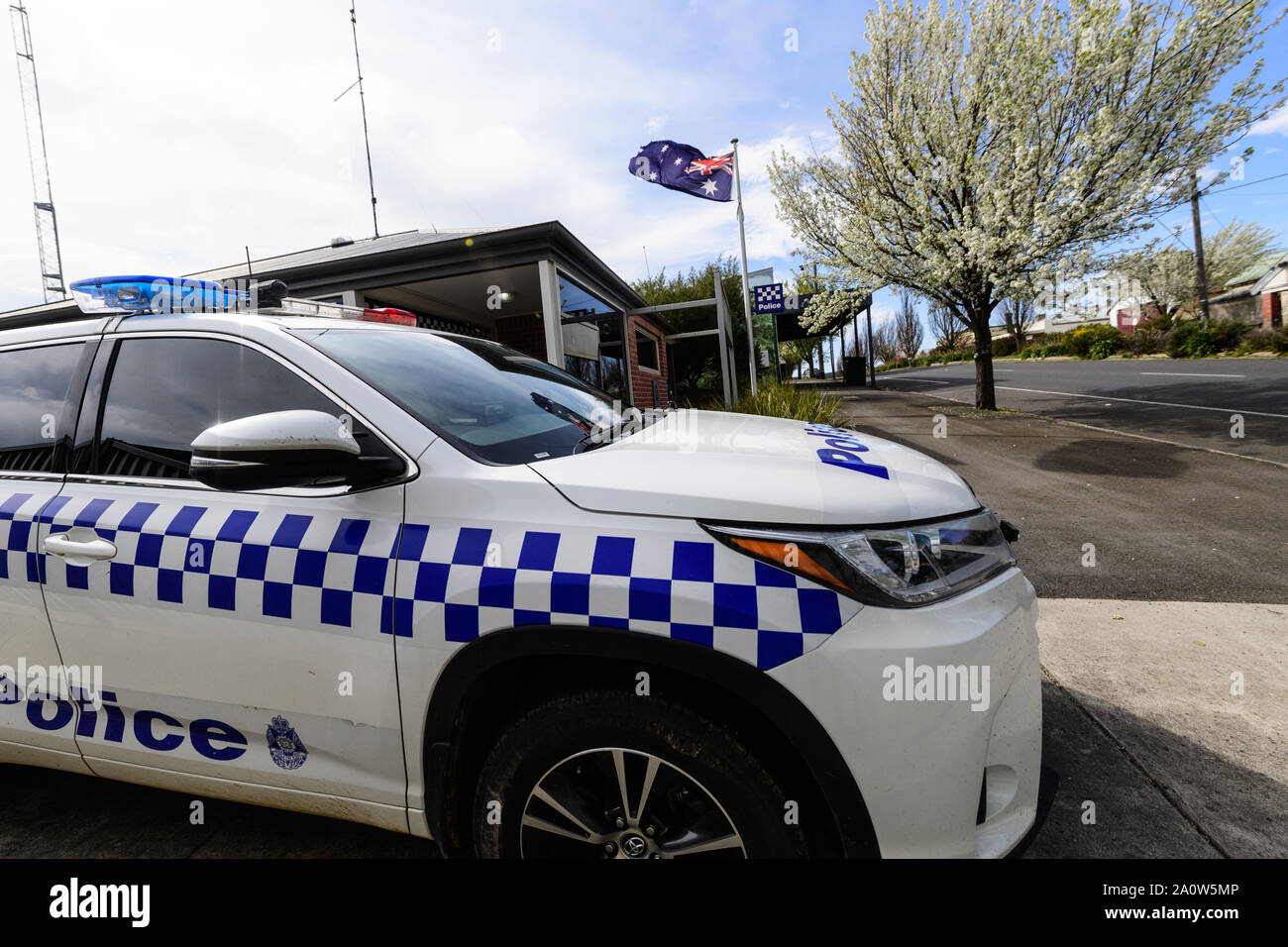 Police Station at Linton country Victoria Australia Stock Photo - Alamy