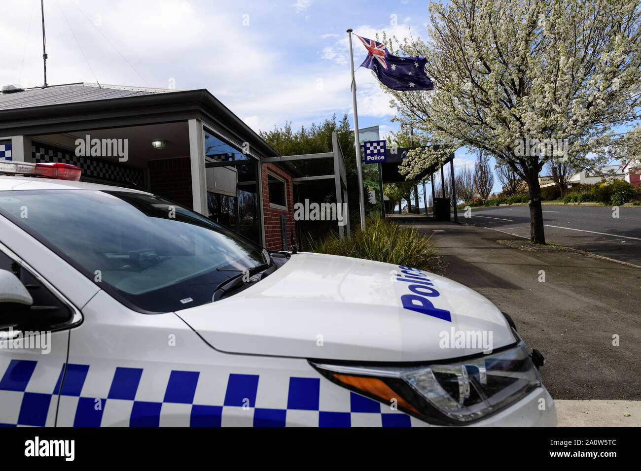 Police Station at Linton country Victoria Australia Stock Photo - Alamy