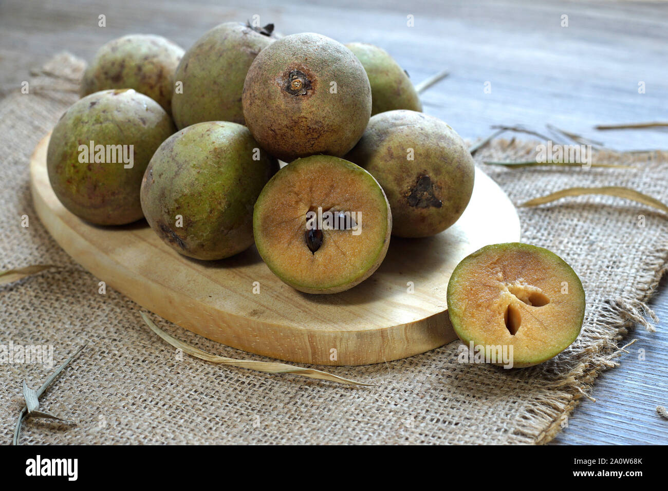 Sawo fruit hi-res stock photography and images - Alamy