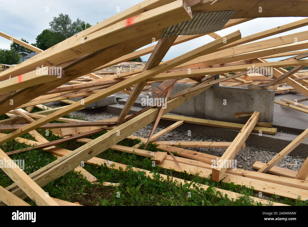 Building destroyed by tornado hi-res stock photography and images - Alamy