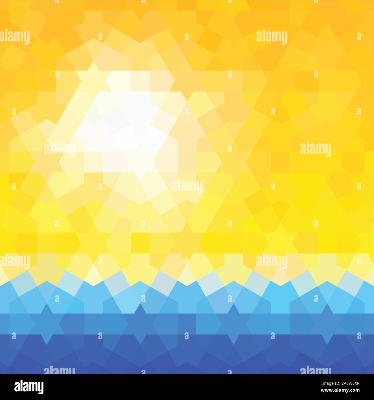 Summer themed background with classic arabic texture Stock Vector Image ...