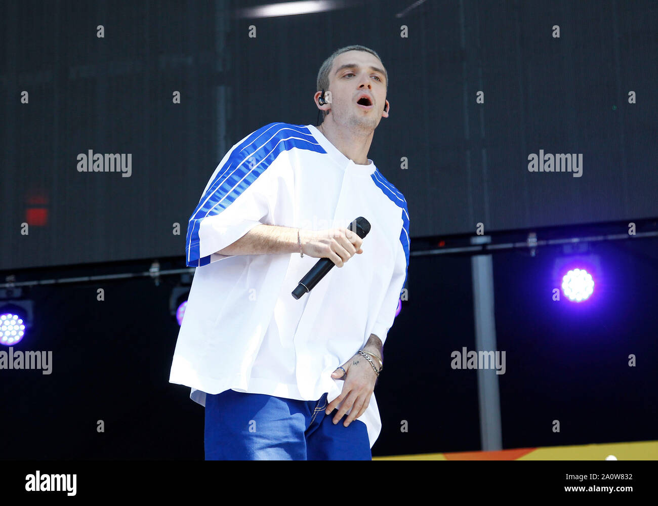 American singer Lauv performs on stage during the iHeartRadio Music ...