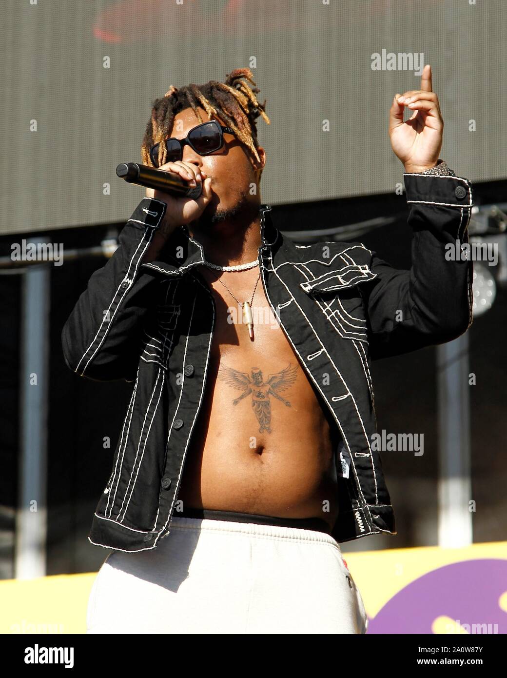 Las Vegas, NV, USA. 21st Sep, 2019. Juice Wrld on stage for 2019 ...
