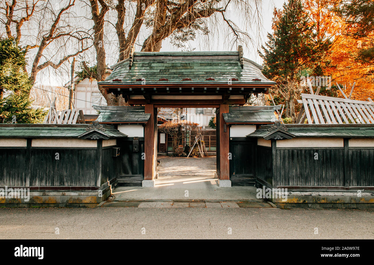 DEC 3, 2018 Kakunodate, Japan - Kakunodate old Samurai town famous ...
