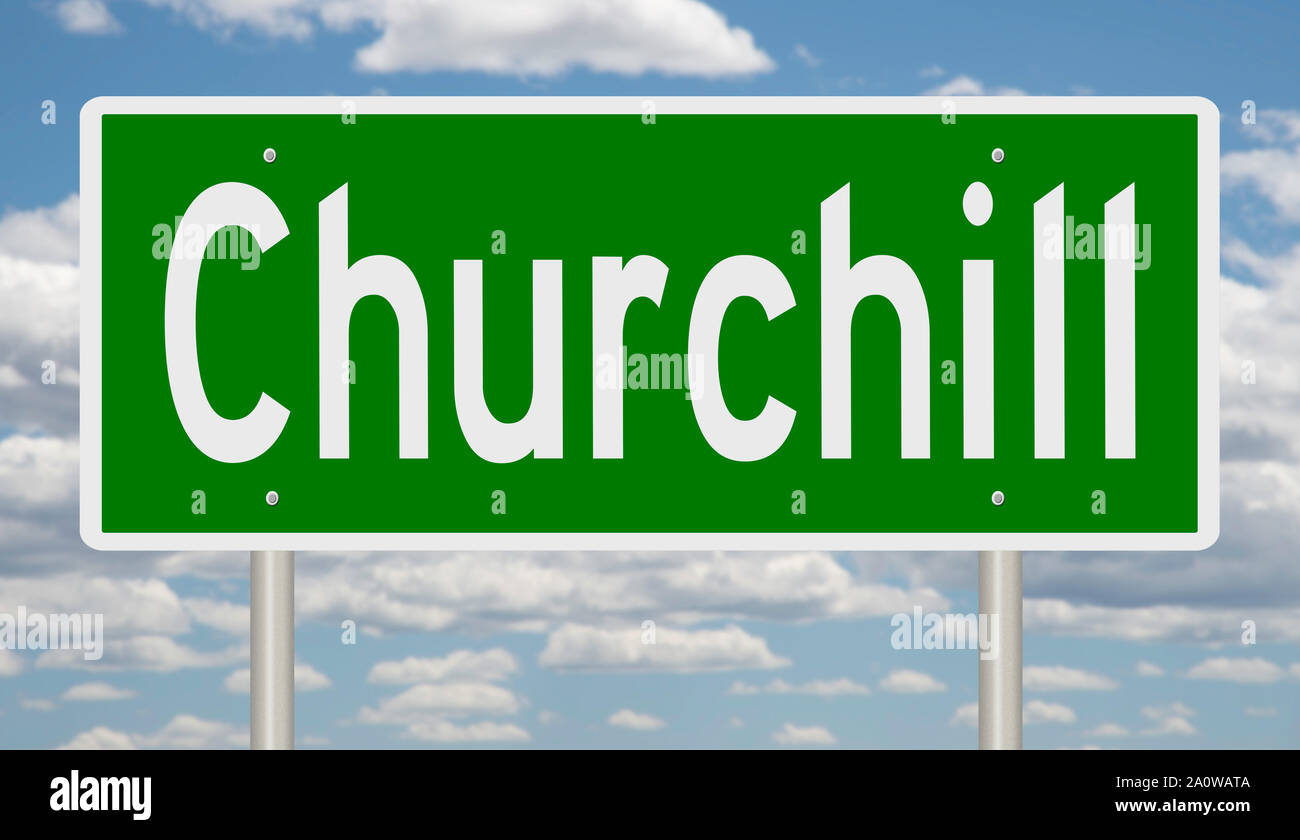 Winston churchill street sign hi-res stock photography and images - Alamy