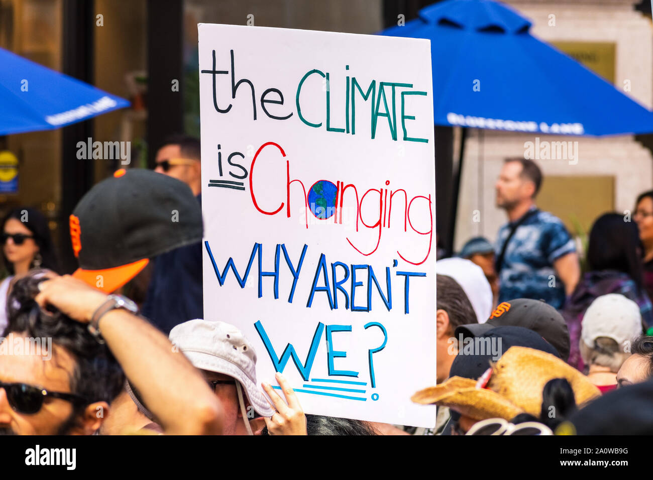 Sep 20, 2019 San Francisco / CA / USA - The climate is changing, Why ...
