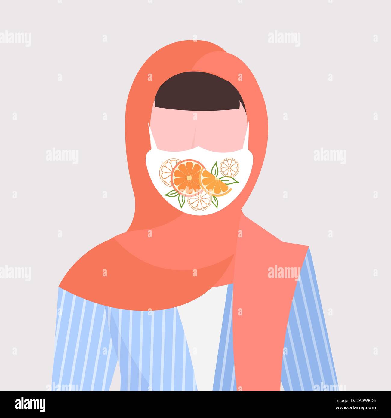 Arab profile icon female avatar hi-res stock photography and images - Alamy