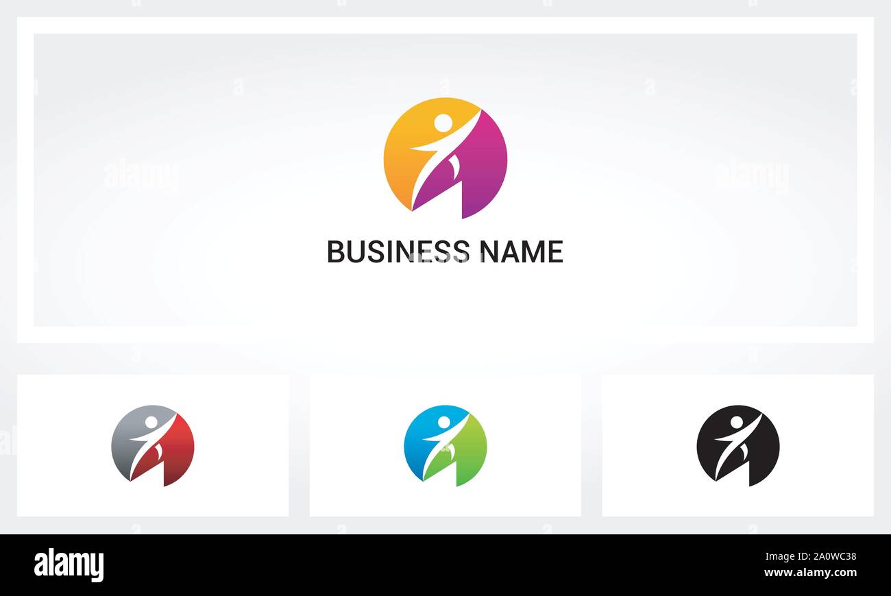 Success Achieve Reach Leader Logo Stock Vector Image & Art - Alamy