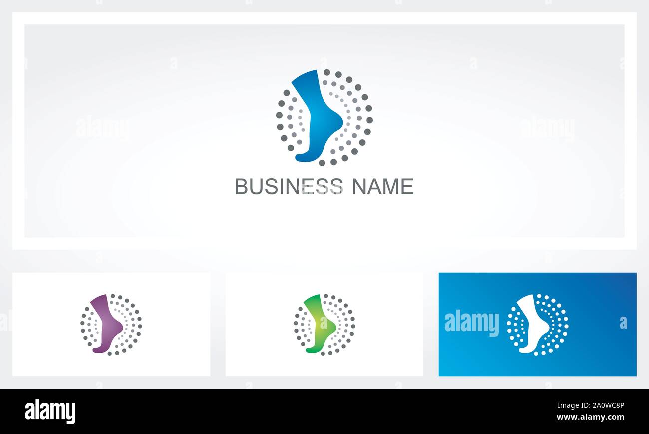 Foot Ankle Logo Stock Vector Image & Art - Alamy