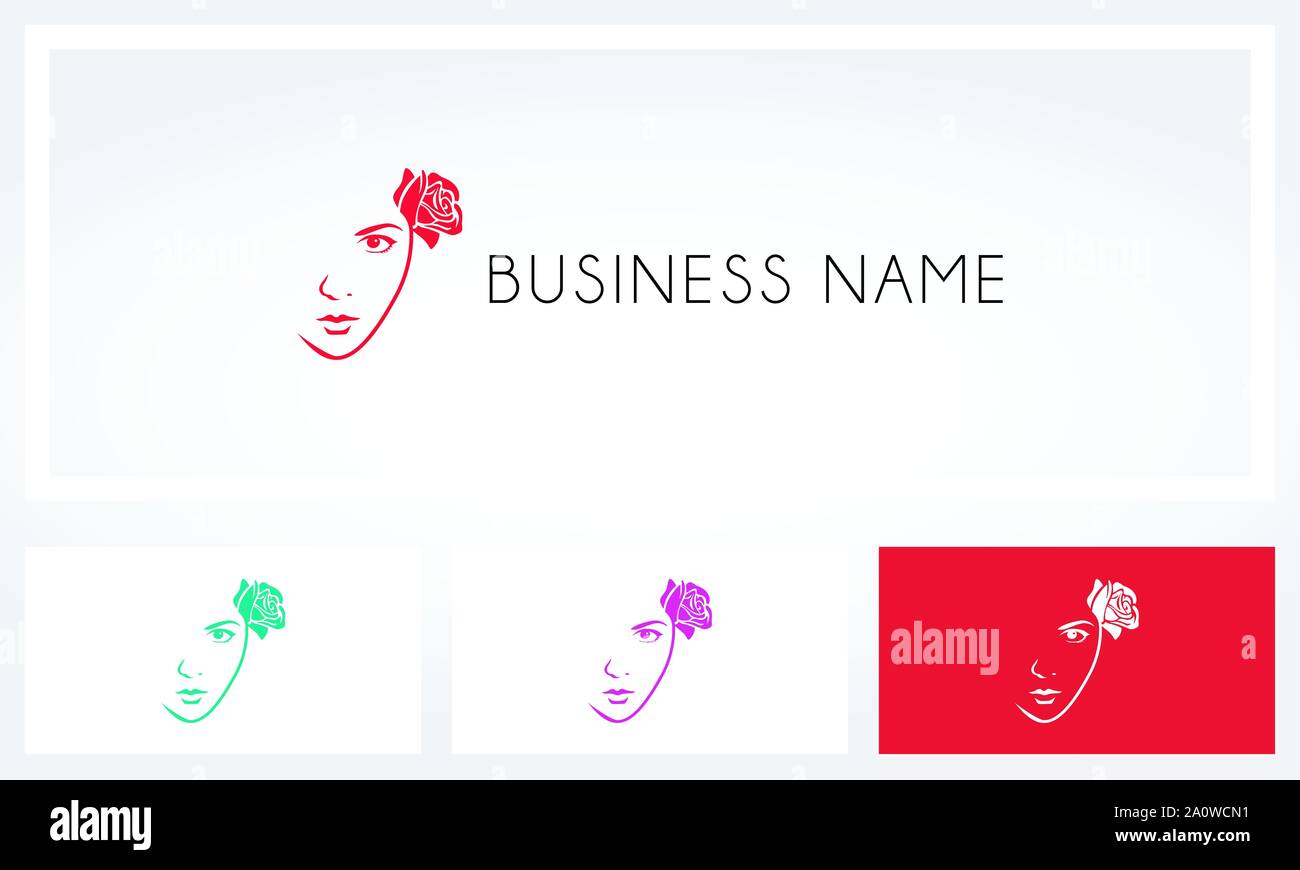 Girl health skin face Stock Vector Images - Alamy