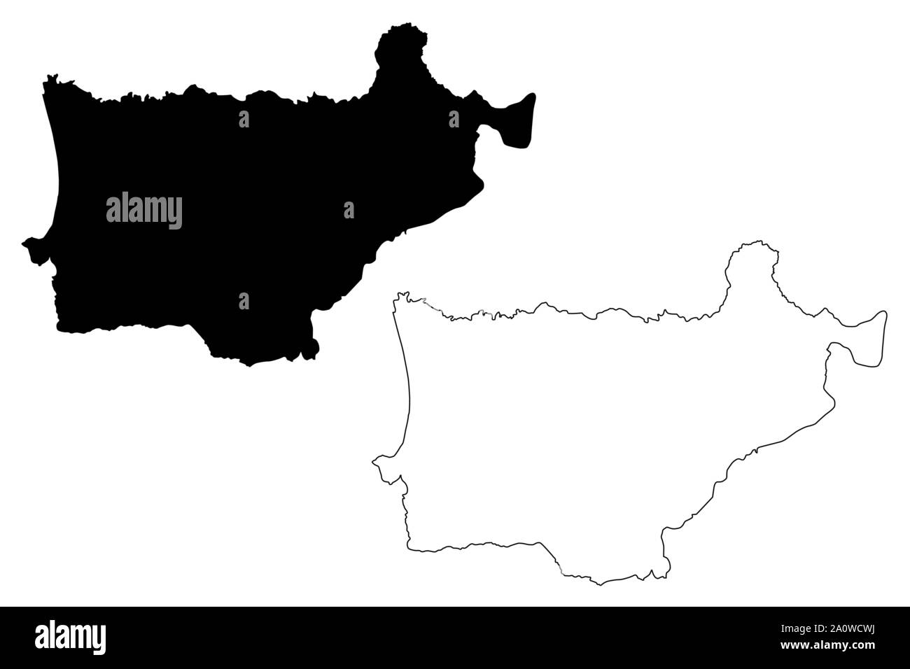 Akkar Governorate (Lebanese Republic, Governorates of Lebanon) map ...