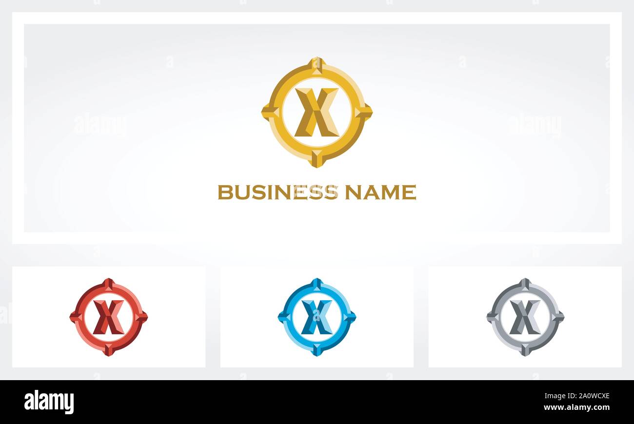 Letter X Bold Luxury Logo Stock Vector Image & Art - Alamy