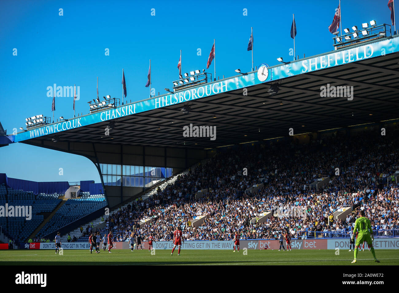 Hillsborough football ground sheffield wednesday hi-res stock ...