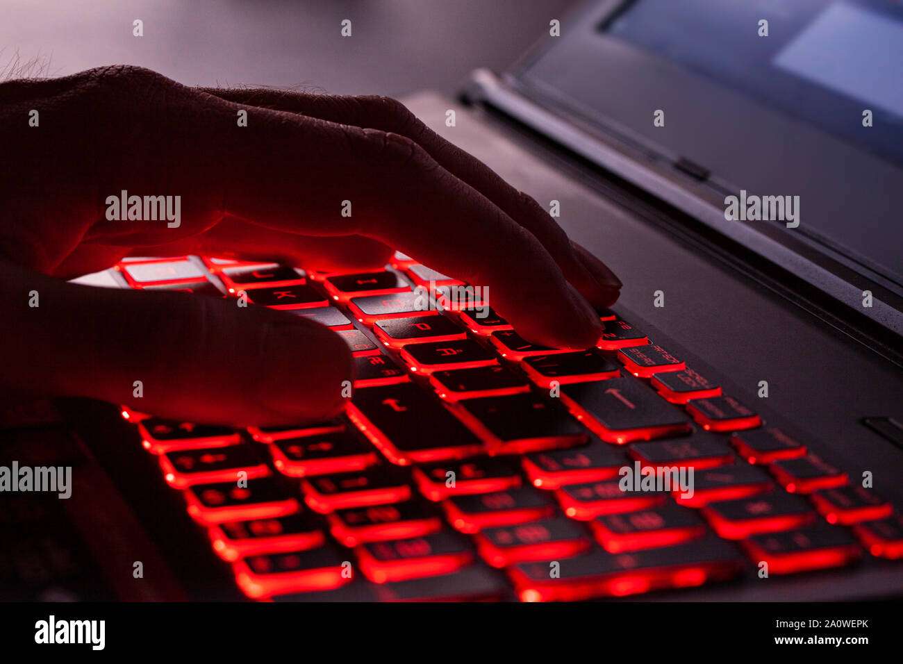 Typing On The Keyboard High Resolution Stock Photography and Images - Alamy