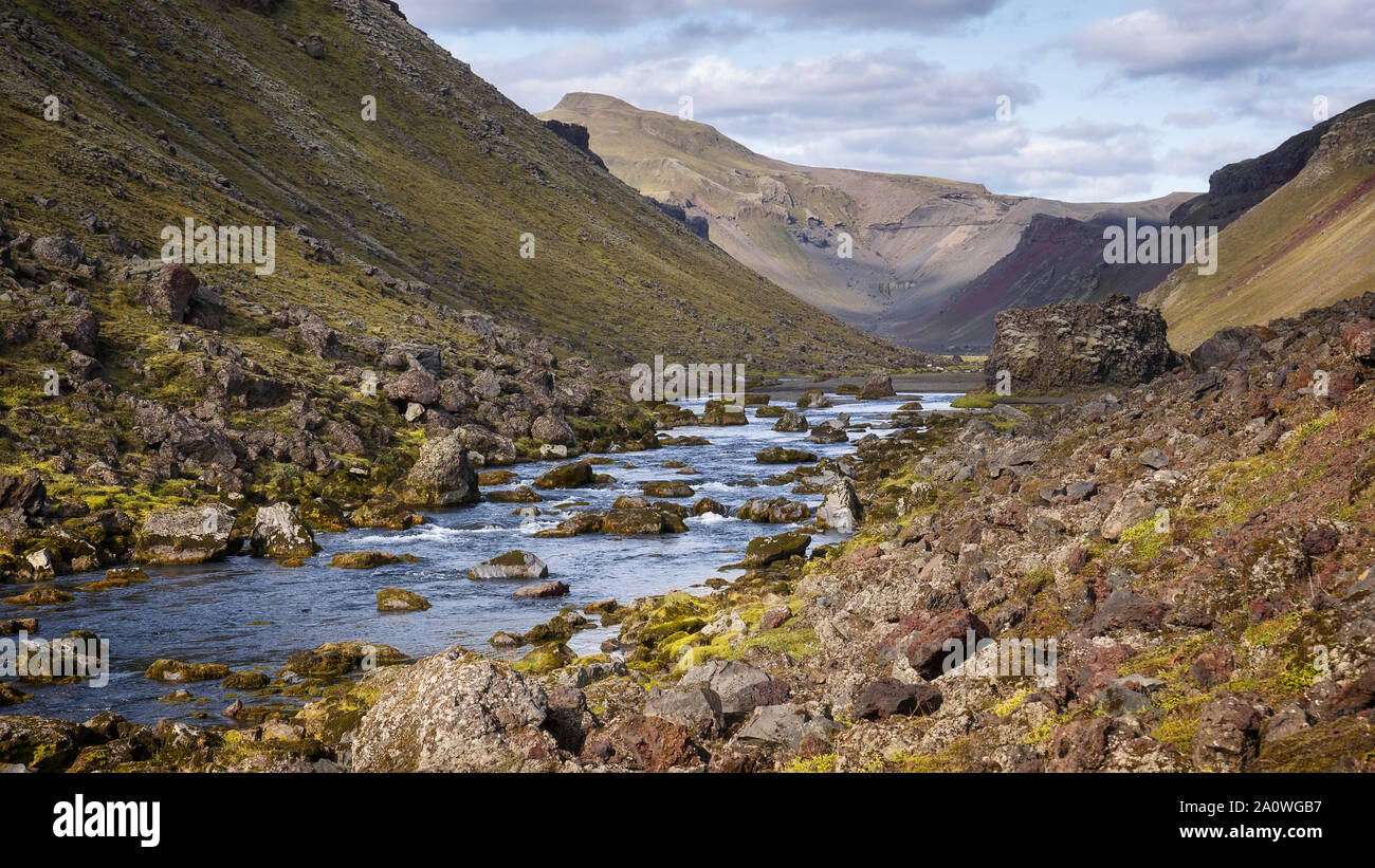 Iceland gorge landscape hi-res stock photography and images - Alamy