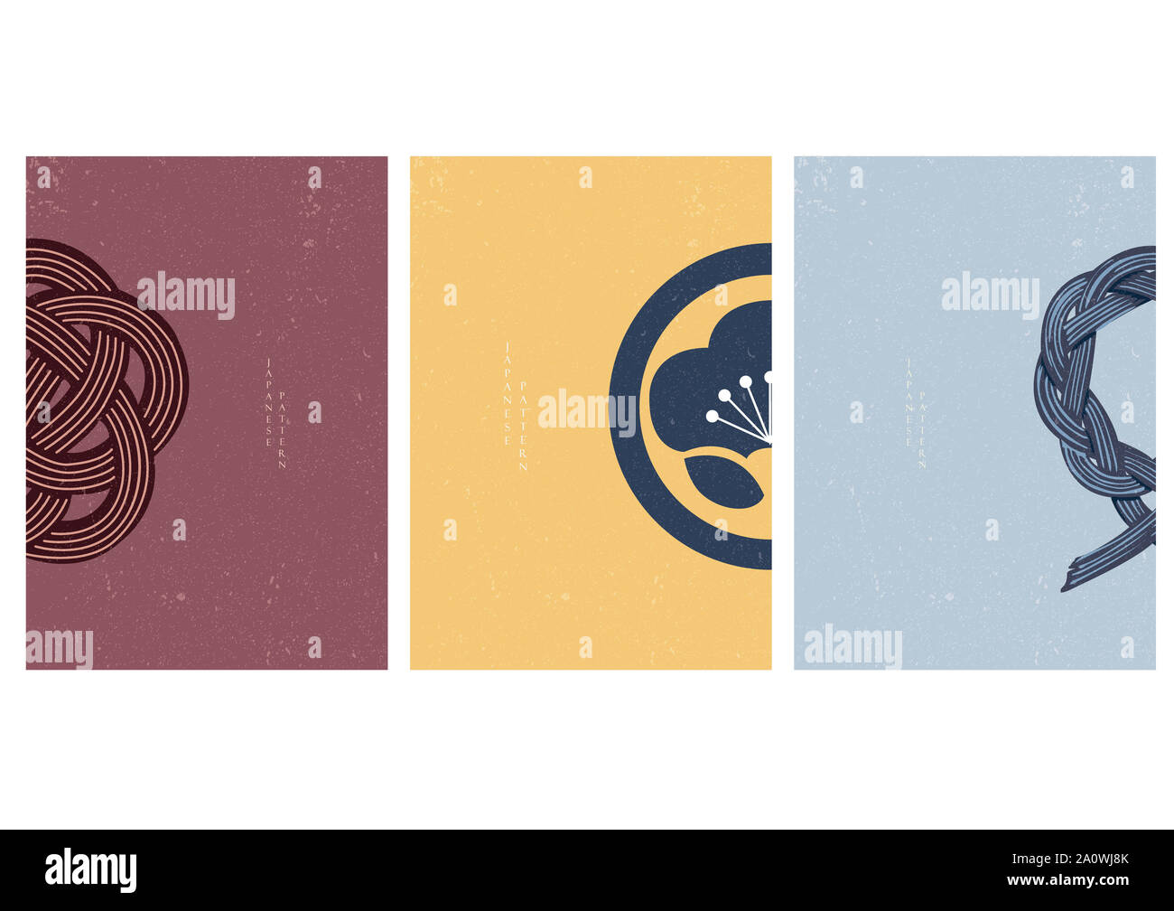Japanese icons vector. Japanese template background Stock Photo - Alamy