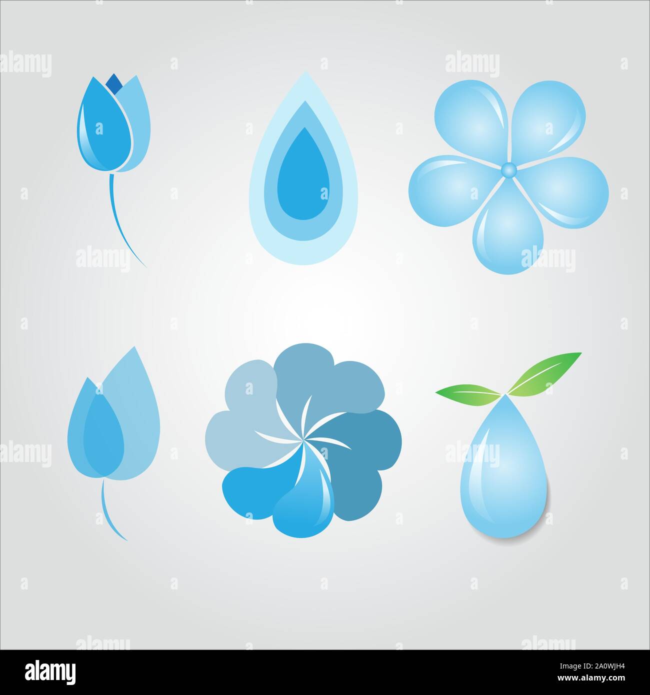 Water Drop Liquid Clean Eco-friendly Logo Icon Symbol template - eps 10 ...