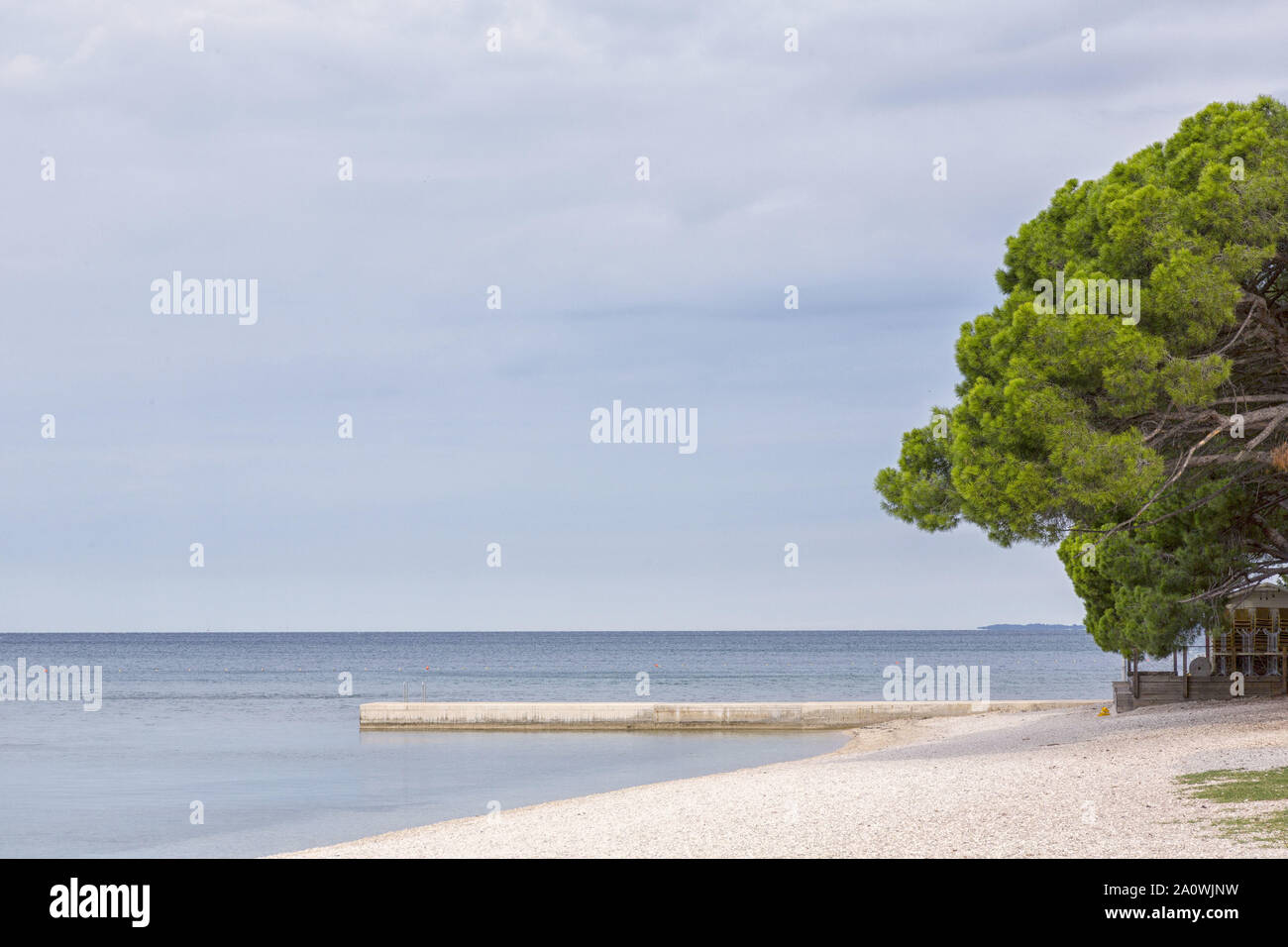 Empty beach in croatia hi-res stock photography and images - Alamy