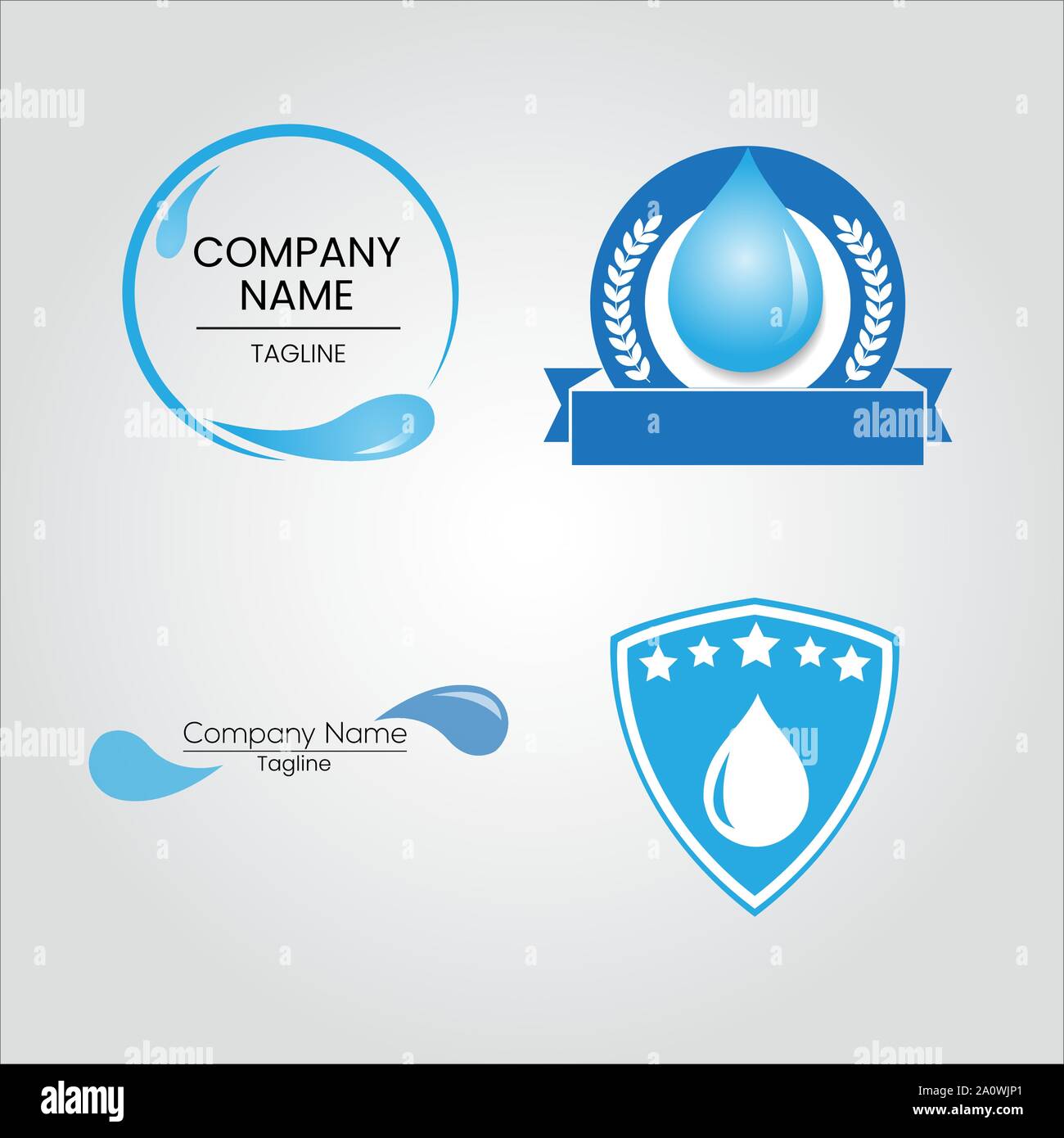 Water Drop Liquid Clean Eco-friendly Logo Icon Symbol template - eps 10 ...